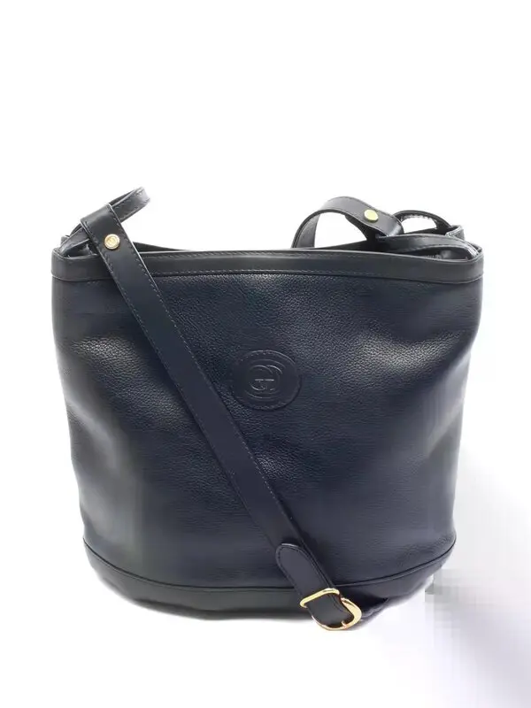 Gucci 00s Interlocking G Leather Shoulder Bag