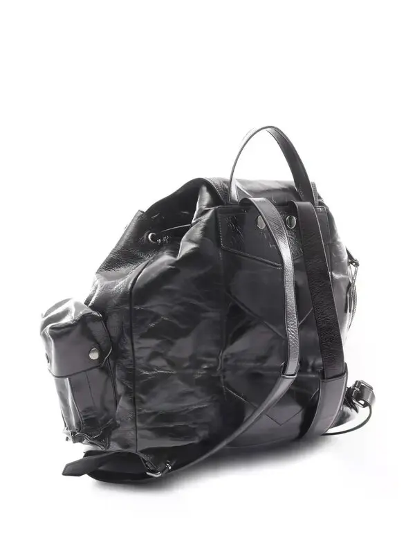 Saint Laurent Calf Leather Rucksack Backpack