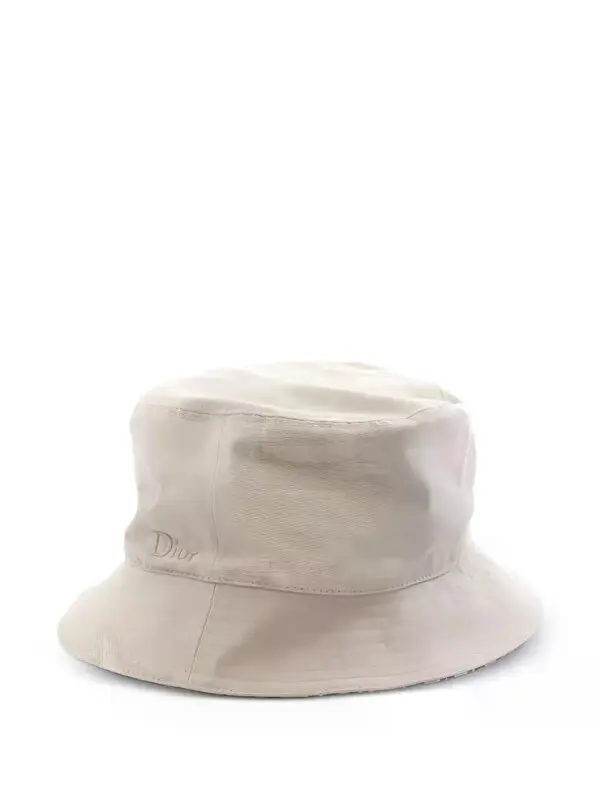 Dior Oblique Reversible Bucket Hat - Neutrals