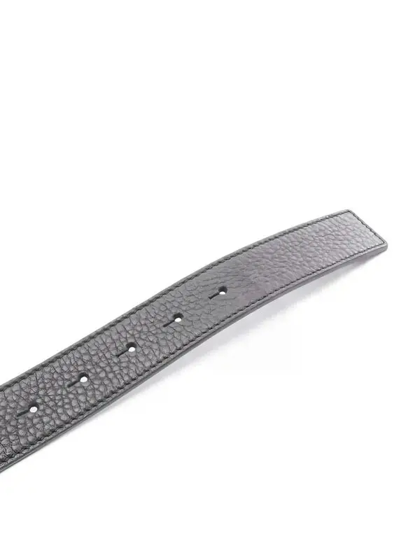 Loewe Anagram Leather Belt - Black