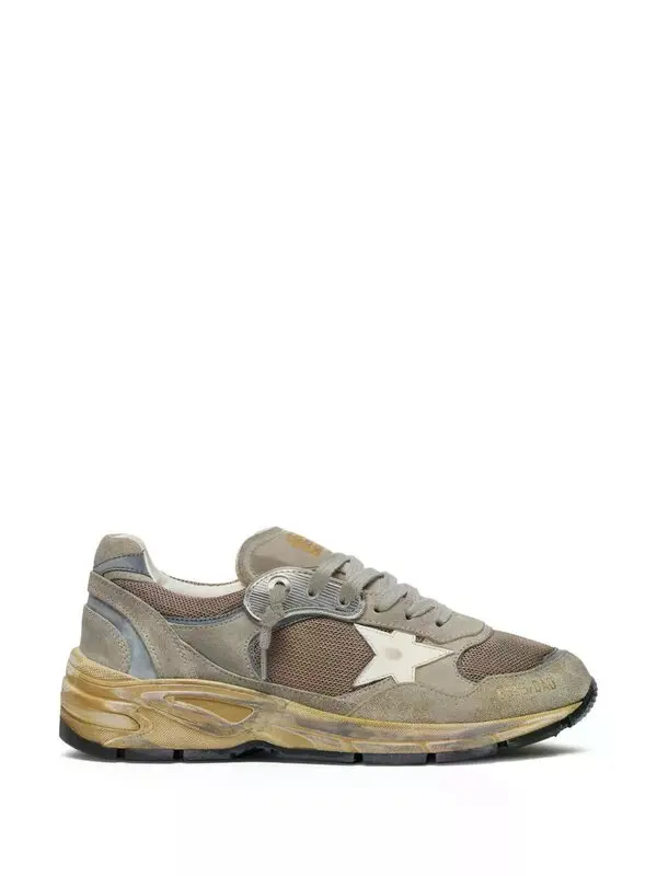 GOLDEN GOOSE Star-detail Lace-up Sneakers - Grey