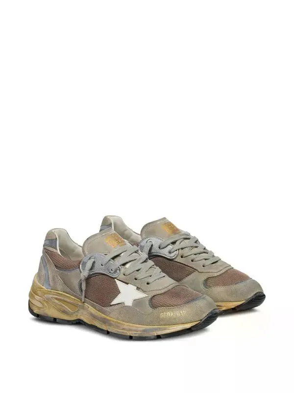 GOLDEN GOOSE Star-detail Lace-up Sneakers - Grey
