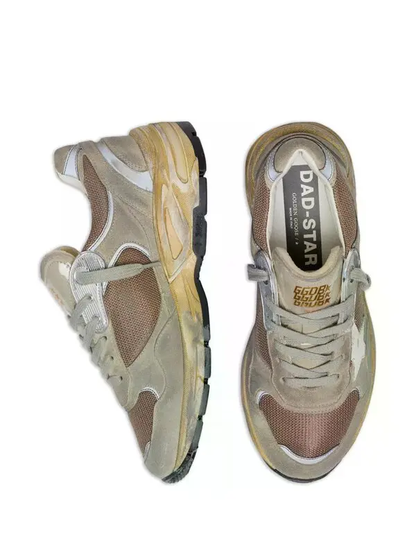 GOLDEN GOOSE Star-detail Lace-up Sneakers - Grey