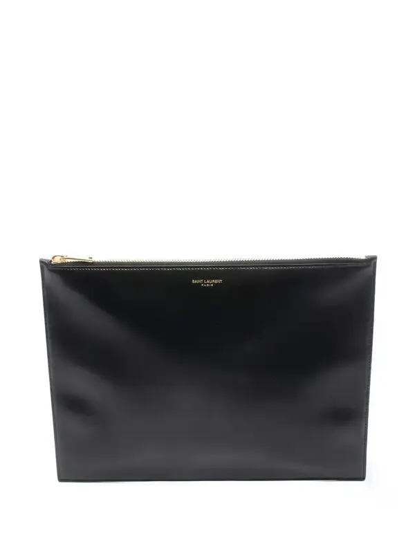 Saint Laurent 2010s Leather Clutch Bag