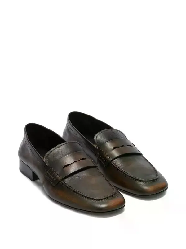 Dries Van Noten Leather Loafers
