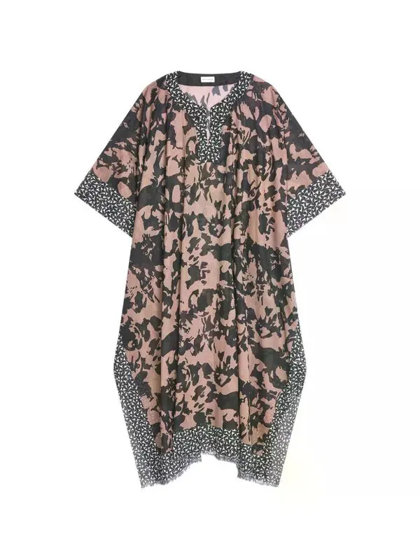 Dries Van Noten Printed Kaftan