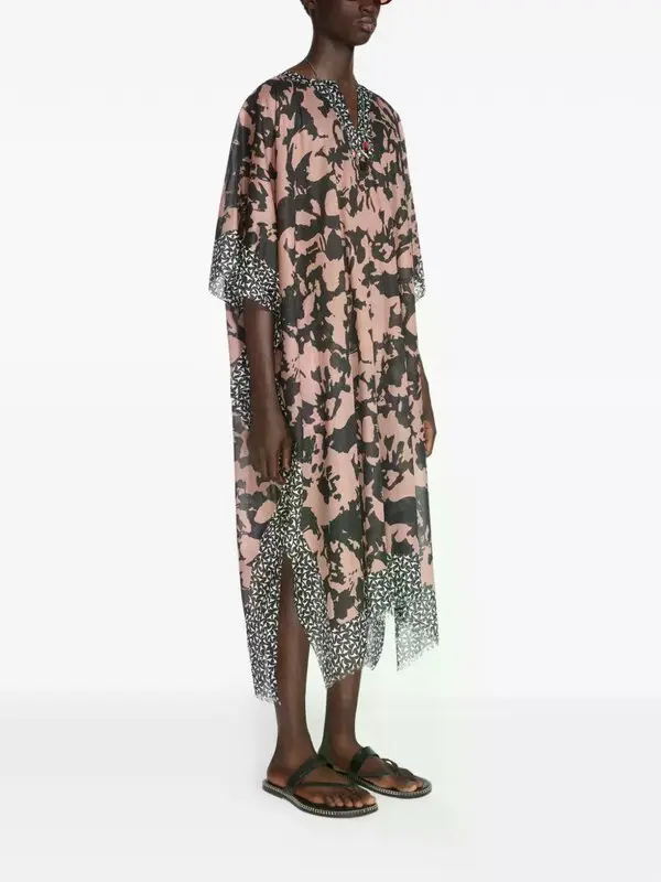 Dries Van Noten Printed Kaftan