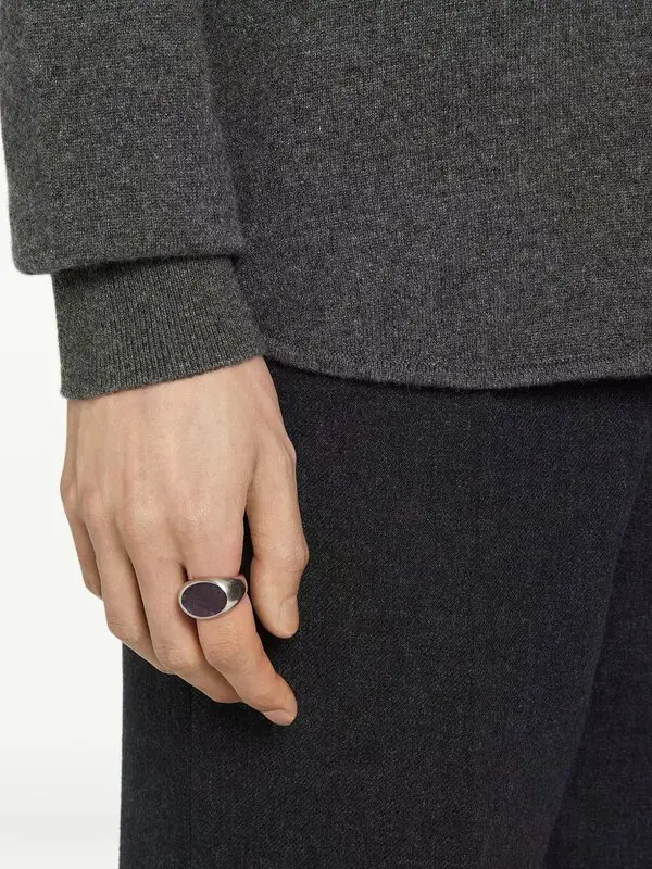 Dries Van Noten Oval-stone Signet Ring
