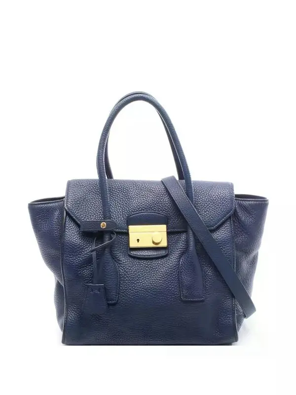 Prada 2000s Leather Tote Bag