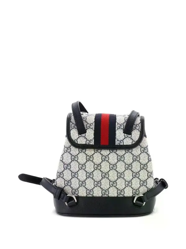 Gucci Ophidia Flap Gg Coated Canvas Mini Backpack