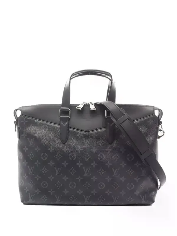 LOUIS VUITTON 2017 Monogram Briefcase - Black