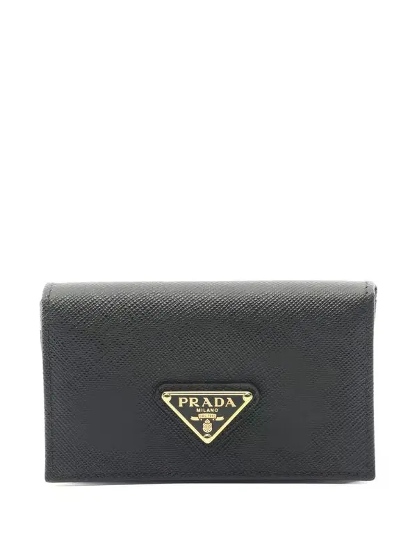 Prada 2020s Leather Wallet - Black