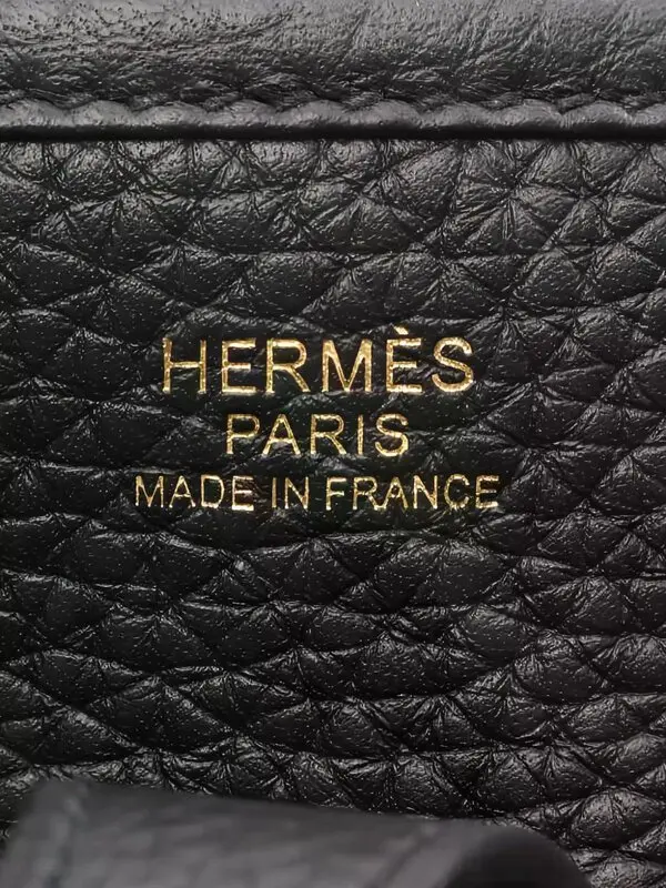 Hermès 2025 Evelyne Iii Troyes Clemence Leather Shoulder Bag - Black