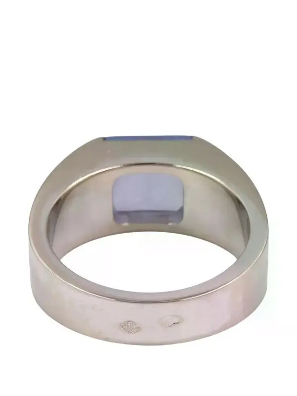 CARTIER 2010s Tank Chalcedony Ring