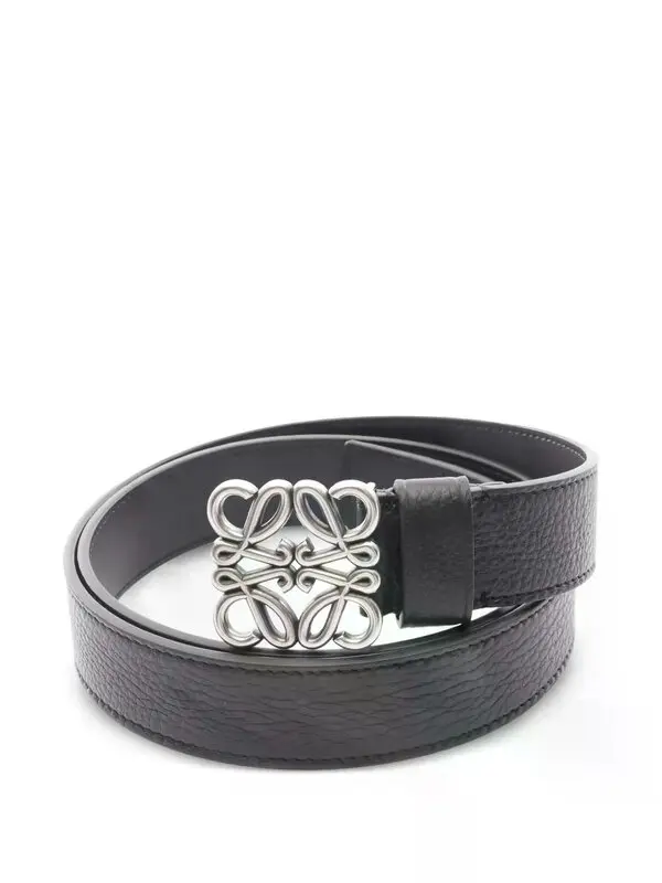 Loewe Chunky Anagram Belt - Black