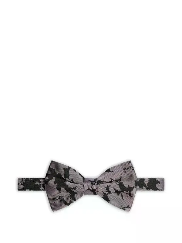 Dries Van Noten Patterned Silk Bow Tie - Purple