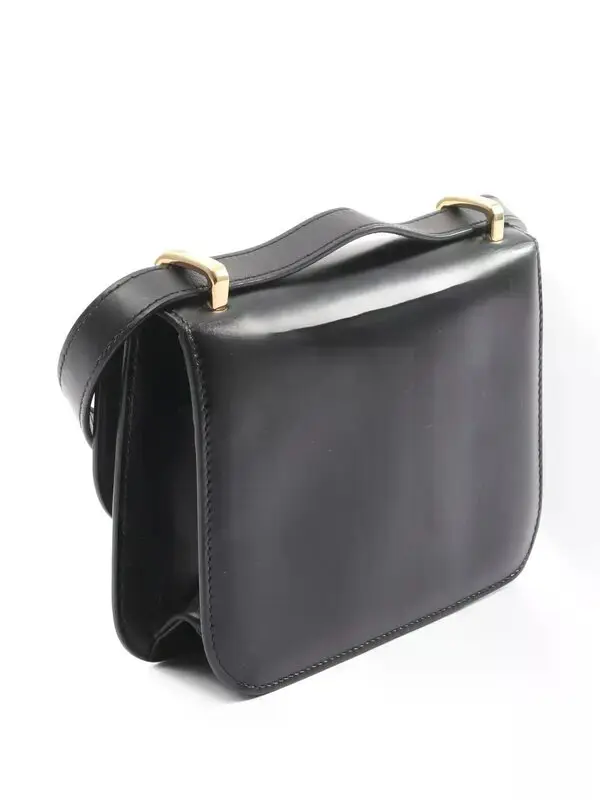 Prada 2010s Emblèm Leather Shoulder Bag