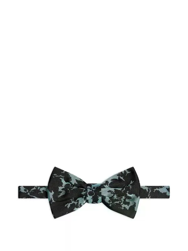 Dries Van Noten Silk Bow Tie - Black