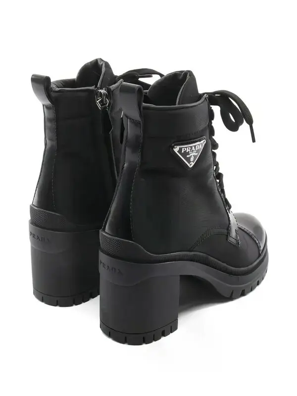 Prada 2010s Leather Lace-up Boots