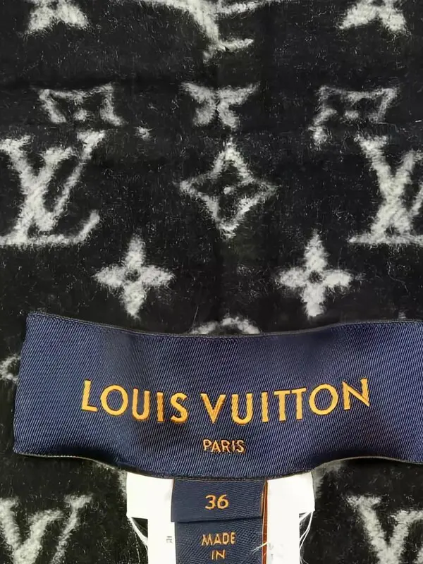 LOUIS VUITTON 2010s Monogram Hooded Cape