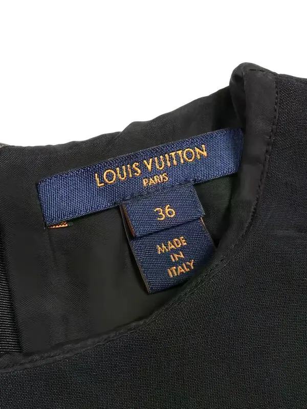 LOUIS VUITTON Logo-patch Dress