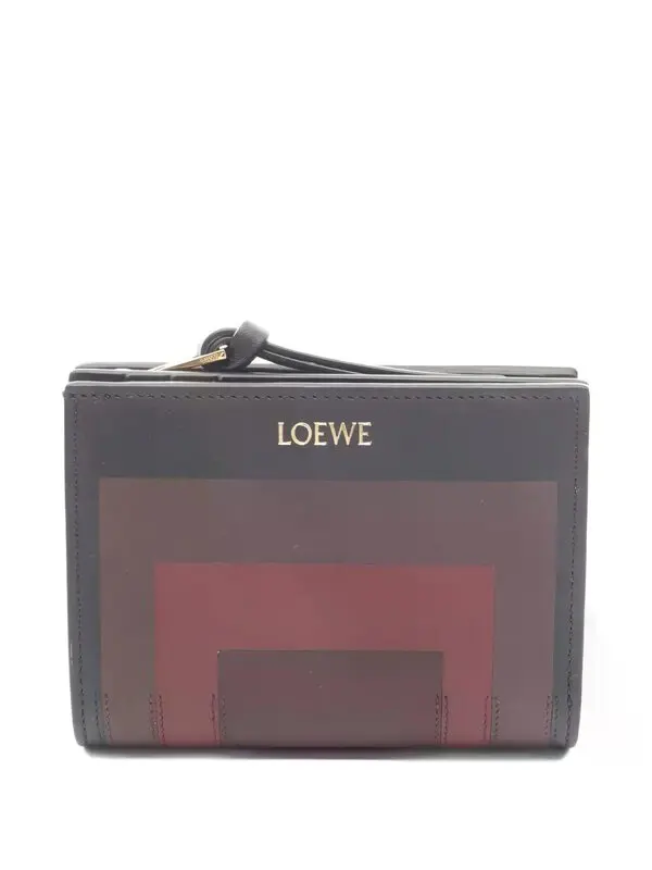 Loewe X Albers 2020s Geometric Bifold Wallet - Black