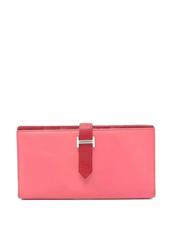 Hermès 2012 Bi-fold Long Wallet - Pink