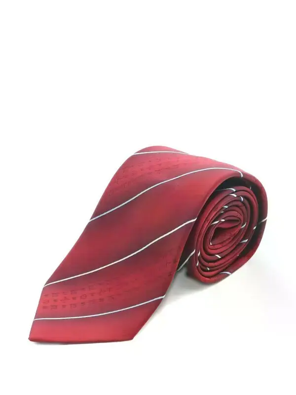 LOUIS VUITTON 2017 Striped Necktie - Red