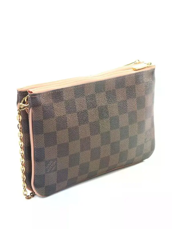 LOUIS VUITTON Chain-strap Double-zip Crossbody Bag