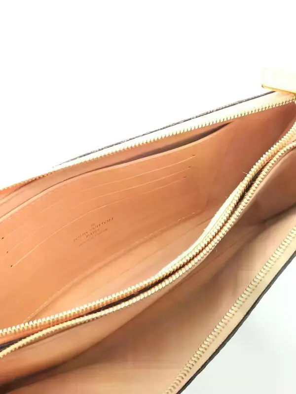LOUIS VUITTON Chain-strap Double-zip Crossbody Bag