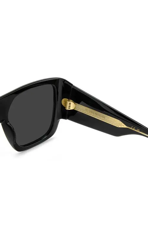 Victoria Beckham 60mm Flat Top Sunglasses - Black/grey