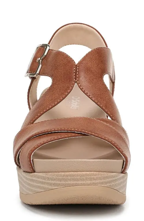 Dr. Scholl'S Cali Beach Platform Wedge Sandals - Honey