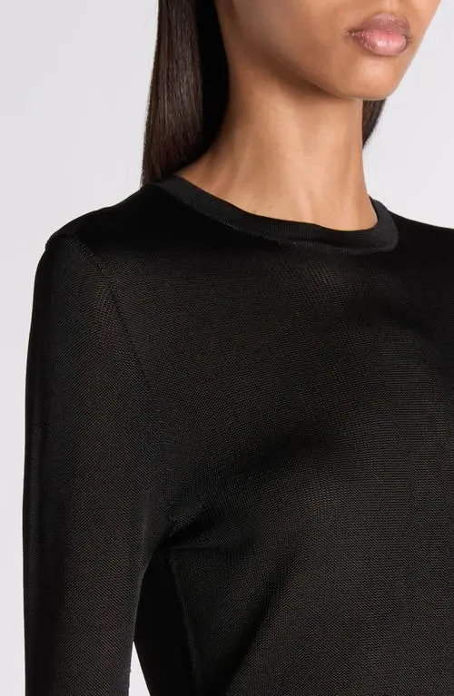 TOM FORD Liquid Viscose Long Sleeve Sweater