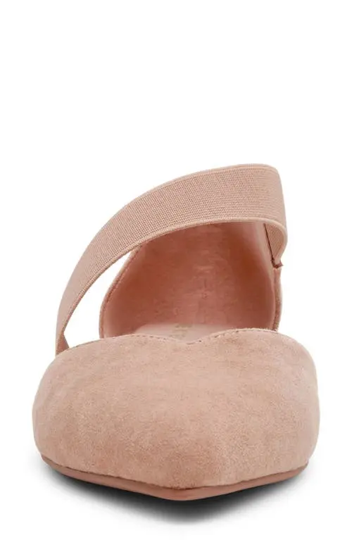 Anne Klein Oksanna Pointed Toe Flat - Natural Blush