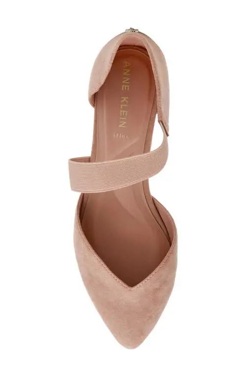 Anne Klein Oksanna Pointed Toe Flat - Natural Blush