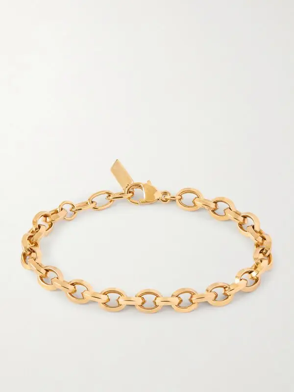 Saint Laurent Tone Link Bracelet - Gold