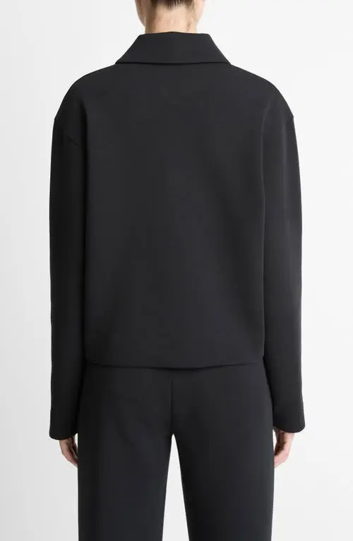 Vince Collared Half-zip Top