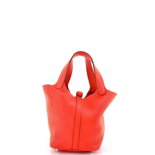 Hermès Picotin Lock Bag Clemence Pm - Orange