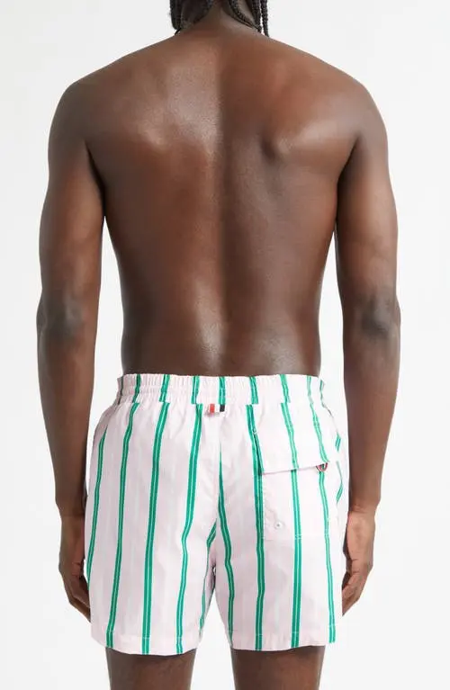 Thom Browne Striped Swim Trunks