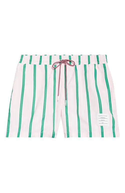 Thom Browne Striped Swim Trunks