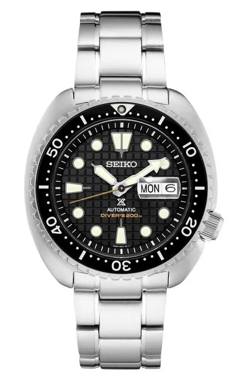 SEIKO WATCHES Prospex Diver Automatic Bracelet Watch - Black