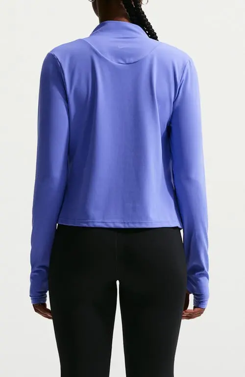 Nike Zenvy Dri-fit Front Zip Top - 570 Sapphire/white