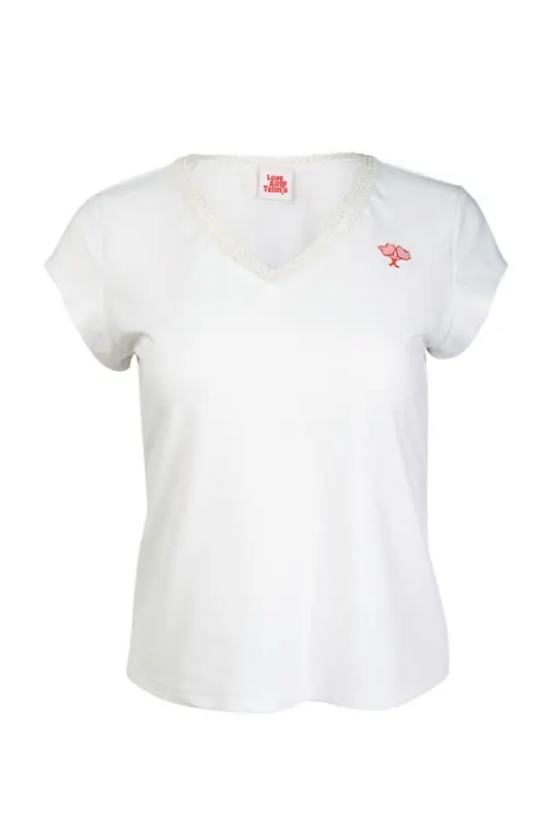 LOVE ALL TENNIS Classic Top - White