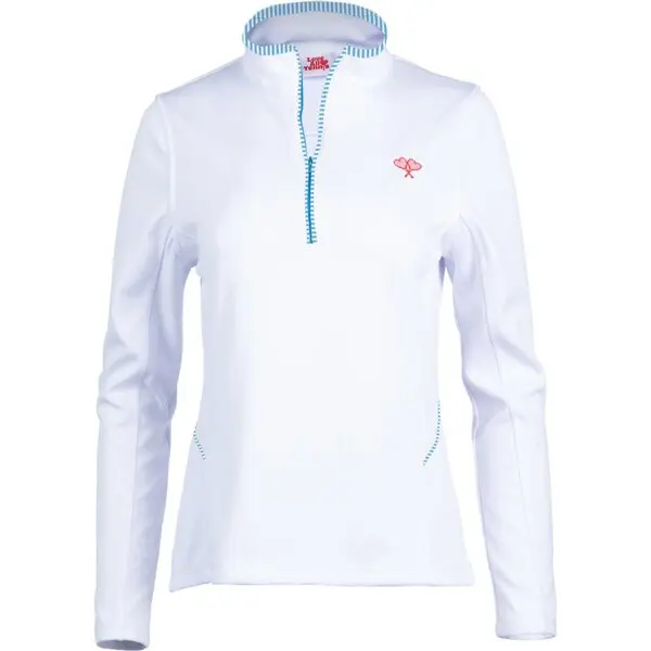 LOVE ALL Tracy 1/4 Zip Jacket - Blue