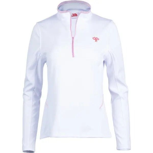 LOVE ALL Tracy 1/4 Zip Jacket - Pink