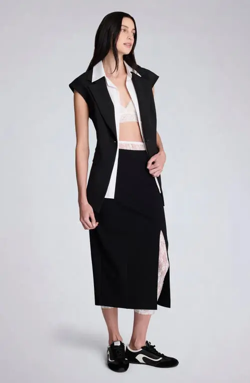 KENNETH COLE Slit Column Skirt