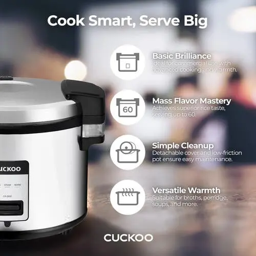 CUCKOO Cr-3032 Large Capacity Commercial Rice Cooker