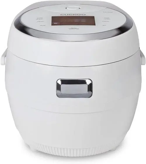 CUCKOO Rice Cooker With Nonstick Inner Pot Auto Clean - White