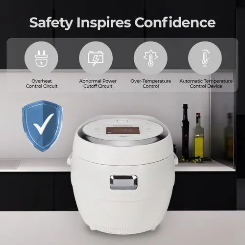 CUCKOO Rice Cooker With Nonstick Inner Pot Auto Clean