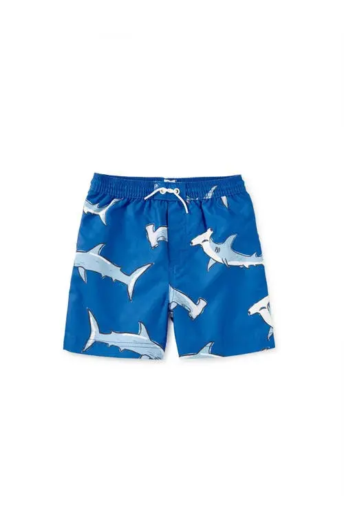 TEA COLLECTION Mid-length Swim Trunks - Hammerhead Sharks